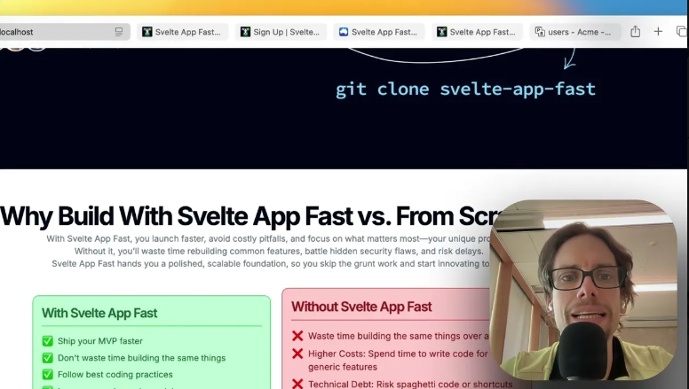 SvelteAppFast - Build modern web applications fast: The Svelte 5 boilerplate | Steemhunt